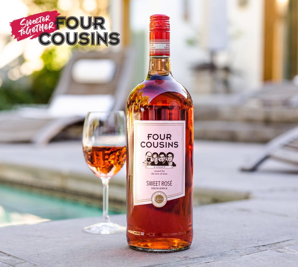 Four cousins sweet Rosé – Drinks Online Store